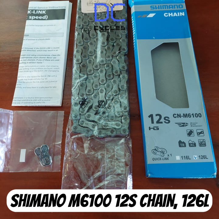 Shimano Deore M6100 12 speed chain 126 links | Lazada PH