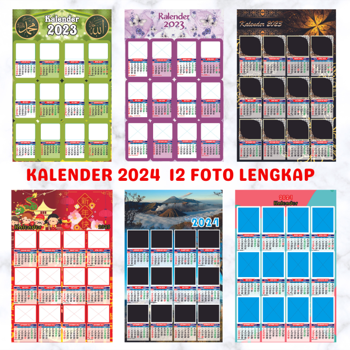KALENDER 2025 ISI 12 FOTO LENGKAP ISLAM JAWA BISA PAKE FOTO PAKE ...