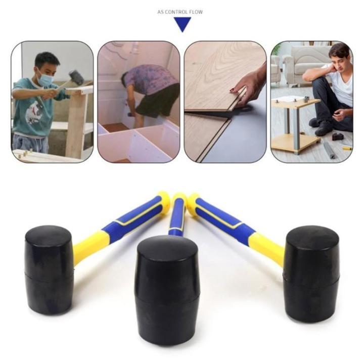 Solid Rubber Hammer Rubber Mallet Hammer Repair Task Hammer Tool for ...