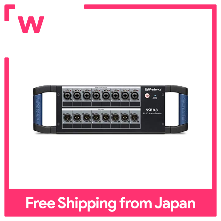 PreSonus NSB 8.8 AVB stage box 16 x 8 AVB (8 direct input channels + 8 ...