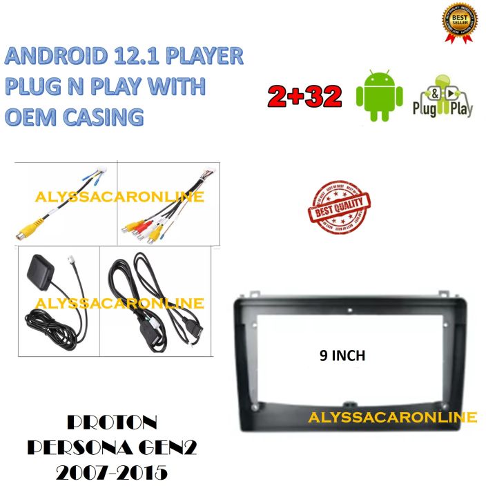 proton PERSONA OLD / GEN2 android player 9'' inch PLUG N PLAY with OEM ...