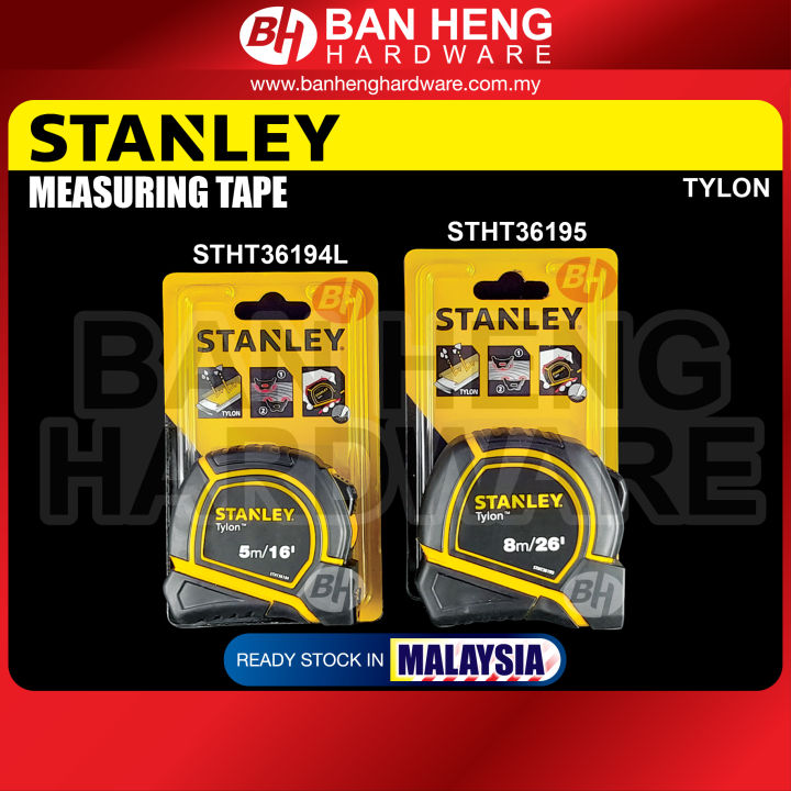 STANLEY Tylon MEASUREMENT TAPE STHT36194 5M, 36195 8M / Stanley Tylon ...
