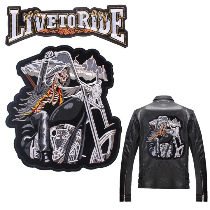 High quality ۩ Biker/Back Patch Large Embroidery Patch Iron On Patches ...