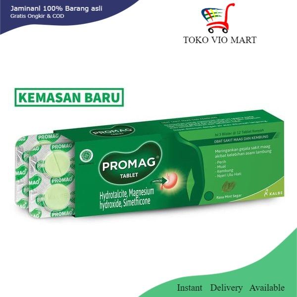 Promag Tablet 1 Pak Isi 3 Strip | Lazada Indonesia