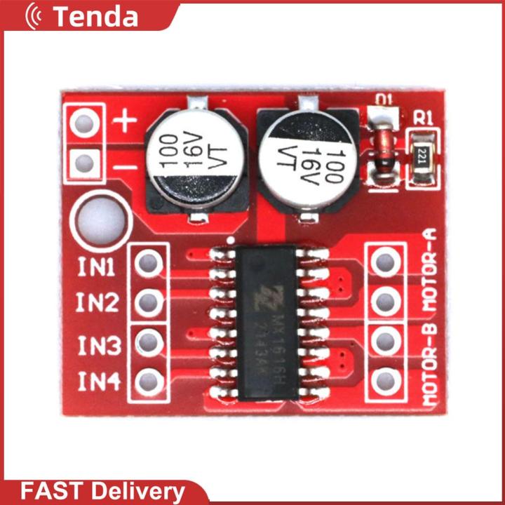 L298N 2-Way DC Motor Driver Module DC 2V-10V 1.5A DC Motor Driver ...