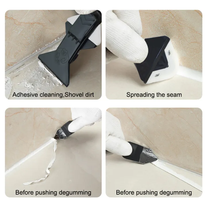 【🇲🇾Stock 】 3 In 1 Silicone Sealant Plastic Remover Tools Glass Glue ...