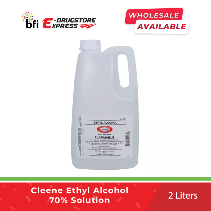 BFI E-Drugstore Cleene Ethyl Alcohol Disinfectant 70% 2 Liters [LOWEST ...