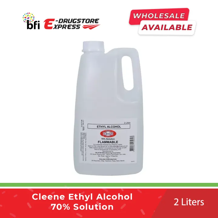 Cleene Ethyl Alcohol Disinfectant 70% 2 Liters [LOWEST PRICE] | Lazada PH