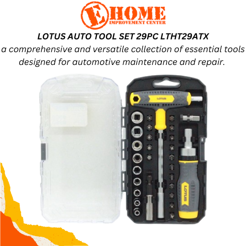 LOTUS Auto Tool Set 29pc LTHT29ATX - Chrome Vanadium Steel, Toolset ...