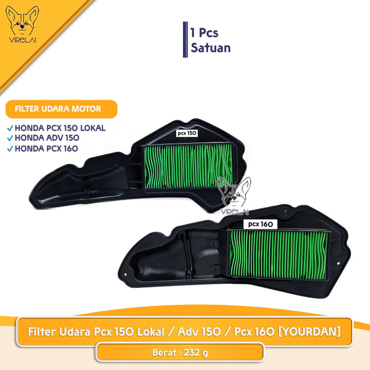 Filter Udara Pcx 150 Lokal / Adv 150 / Pcx 160 / Vario 160 [YOURDAN ...