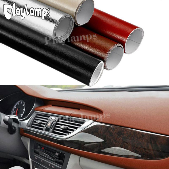 50*150cm Leather Pattern Adhesive PVC Vinyl Film Sticker Auto Car ...