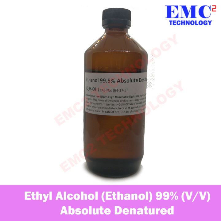 Ethanol (Ethyl Alcohol) Absolute 99% Denatured 200ml (non Methanol Denaturant) | Lazada