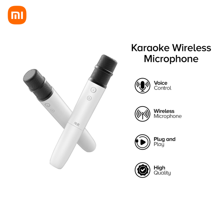 K Song 2PCS Karaoke Wireless Microphone Quality Sound 10m Distance ...