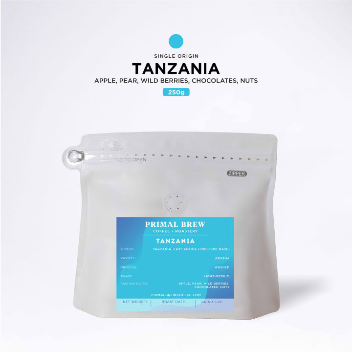 Tanzania | Single Origin Arabica | Primal Brew | Lazada PH