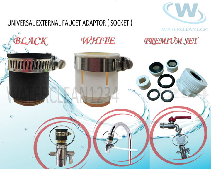 Universal External Faucet Adapter ( Socket ) For Connect Water Filter ...