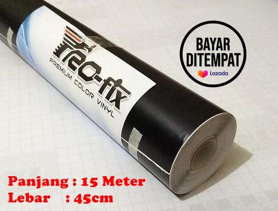 Skotlet Hitam Doff Scotlet Dop Stiker Matte Profix HITAM DOFF 1 ROLL ...