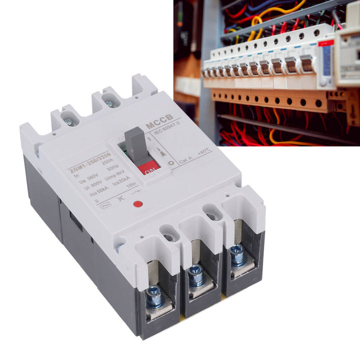 Short Circuit Protection Switch PC Shell 250A 380VAC 3P Circuit Breaker ...