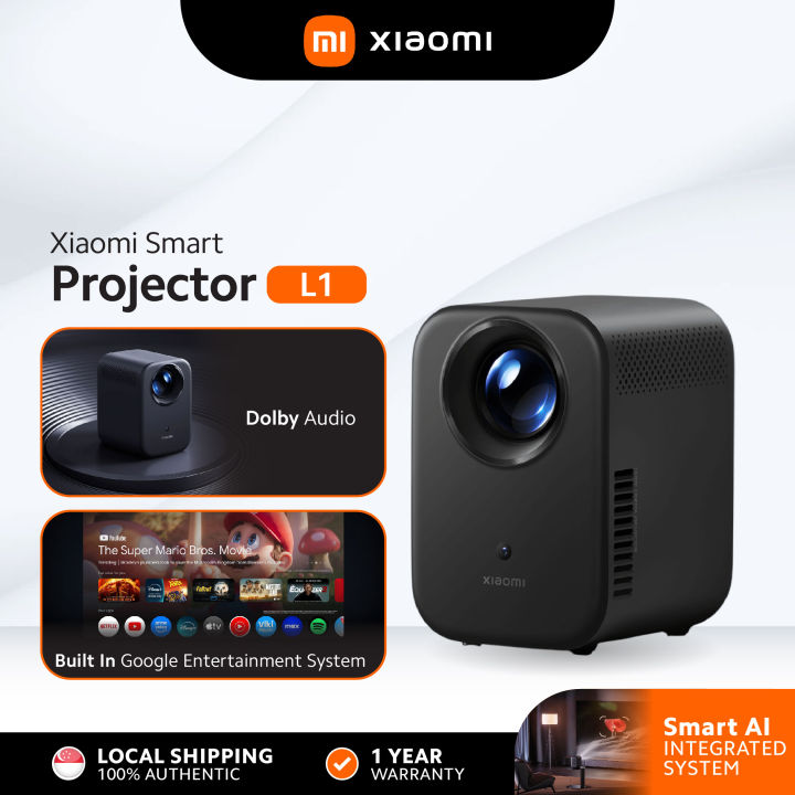 Xiaomi Smart Projector L1 | Dolby Audio | AI Auto Screen Adjustment ...