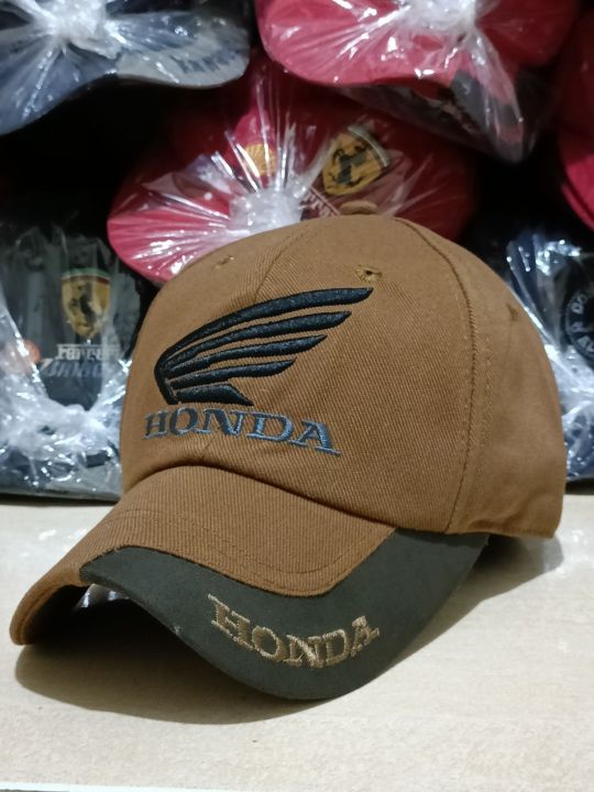 Topi BaseBall Bordir Mekanik Honda Topi Motor Racing Bordir computer ...