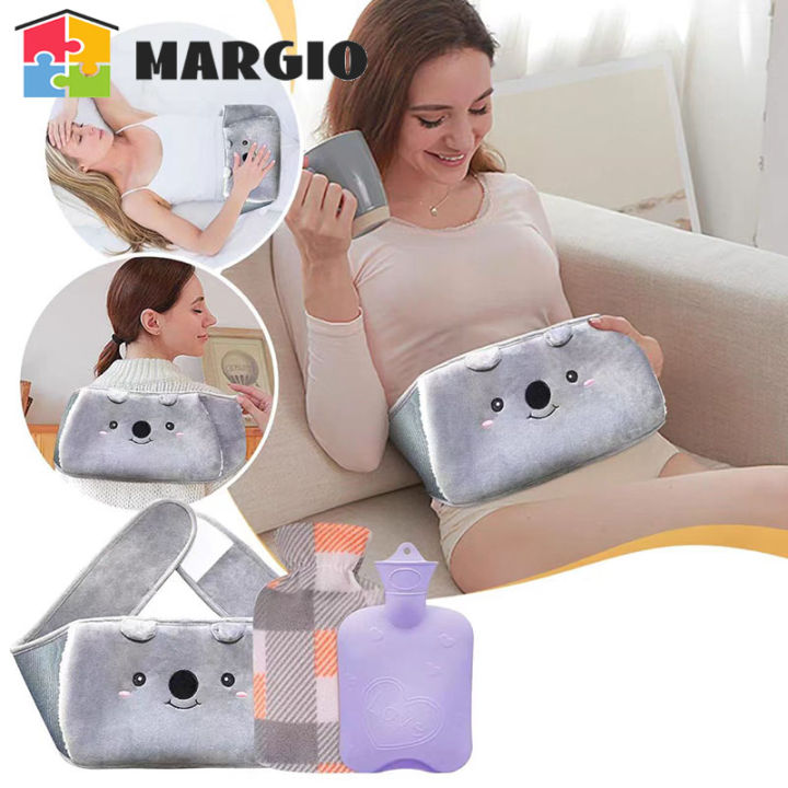【SG】A 1L Rubber Hand Warmer with A Waist Cover and A Wearable Hot Water ...