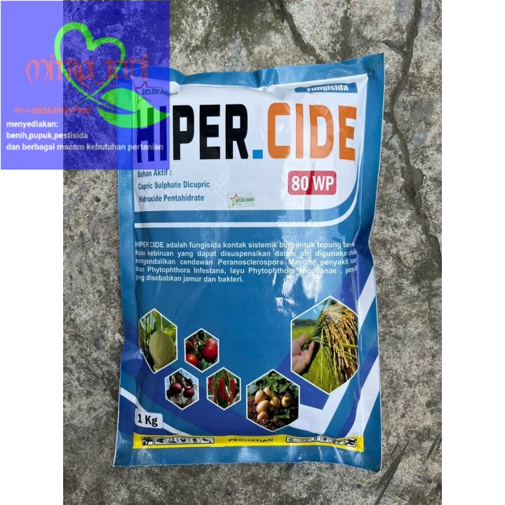 Fungisida kontak sistemik HIPER CIDE 80WP isi 1kg dari AGRO STAR ...
