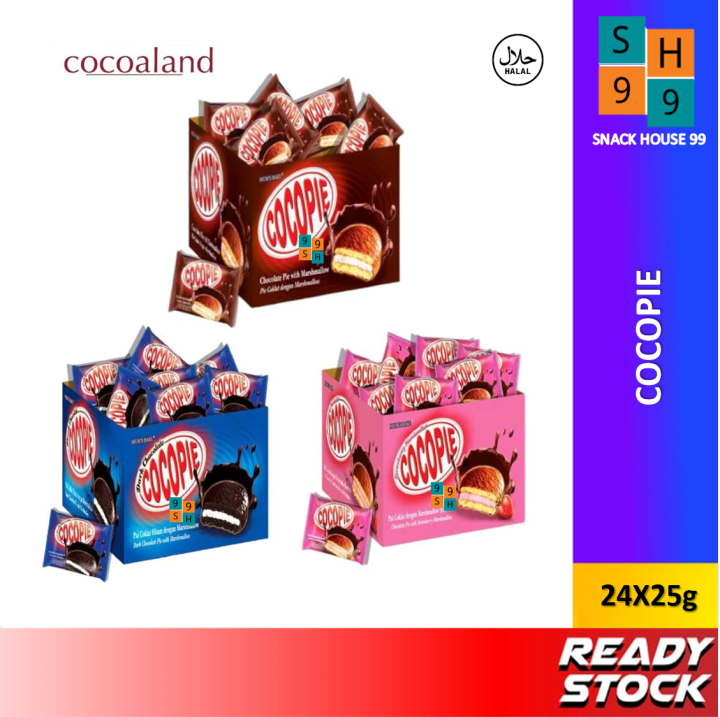 Mum's Bake Cocopie Chocolate Pie with Marshmallow (25g x 24 Packs ...