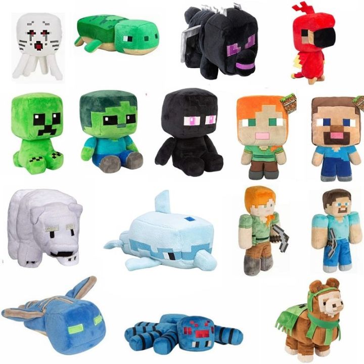 New Minecraft Plush Toys Minecraft Creeper Enderman Pig Bear Stuffed ...
