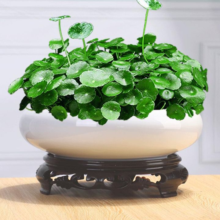 Large-caliber Jingdezhen ceramic flowerpot, large water tank, lotus pot ...