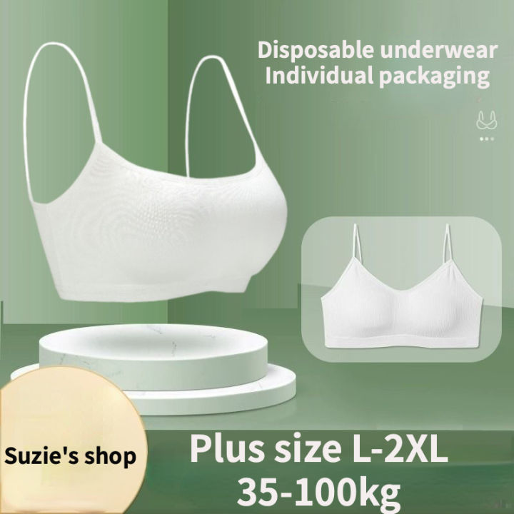 Disposable Bra For Women's Plus size sterilized washless seamless ...
