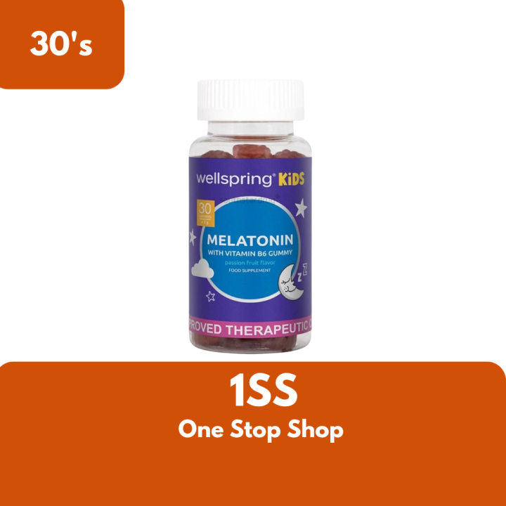 Wellspring Kids Melatonin with Vitamin B6 Gummies 30's | Lazada PH