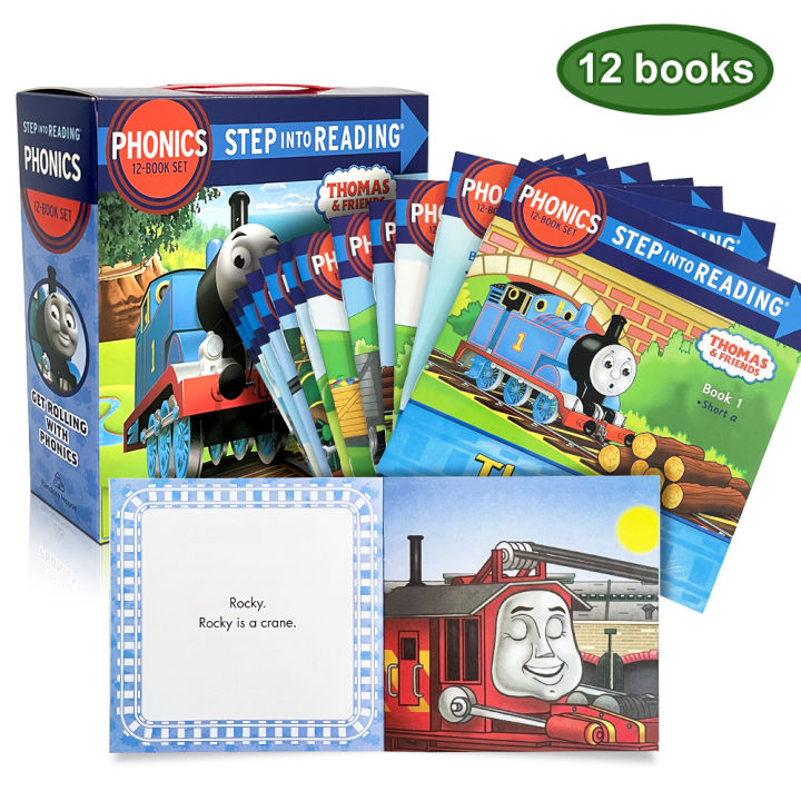 หนังสือเด็กภาษา12 Books Set Get Rolling with Phonics Thomas & Friends ...