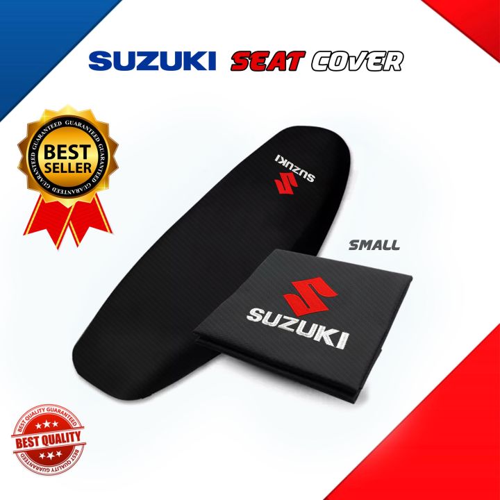 RAIDER R150 CARB | MOTORCYCLE SEAT COVER LEATHER FOR SUZUKI EMROIDERED ...