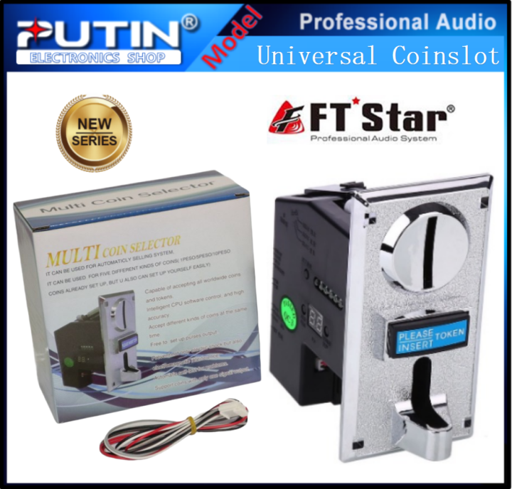 The F.T Universal Coinslot Latest SUKI Coin Selector Coinslot Multi ...