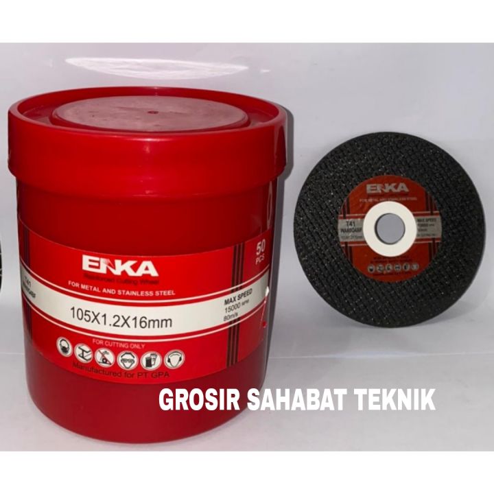 HARGA PER BOX 50 PCS Mata Gurinda ENKA Cutting Wheel Gerinda Potong ...