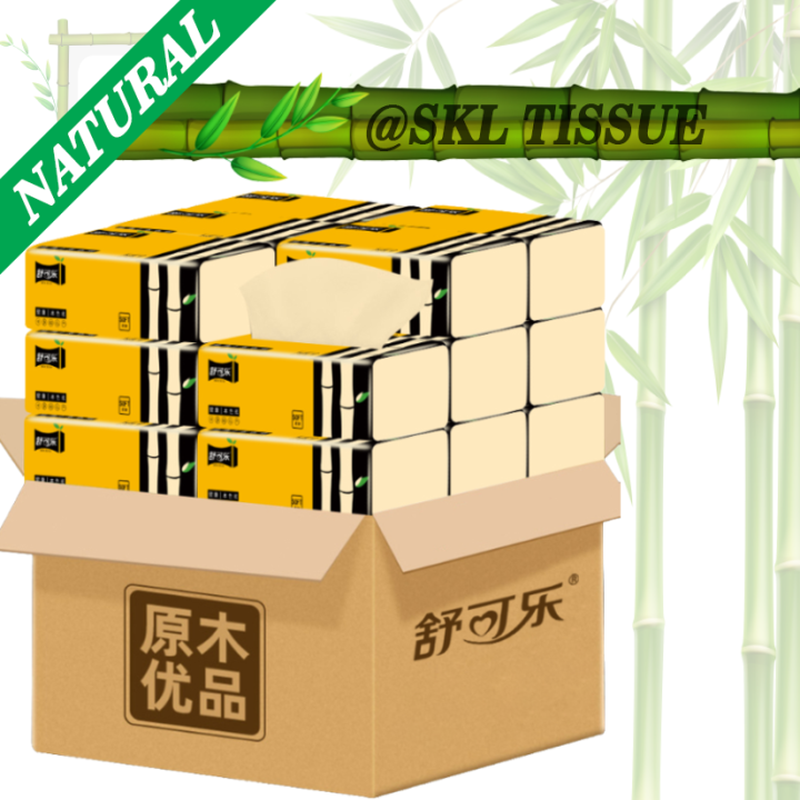 【Bamboo Tissue】Natural Bamboo Tissue Soft&Clean Facial Tissue(1unit ...