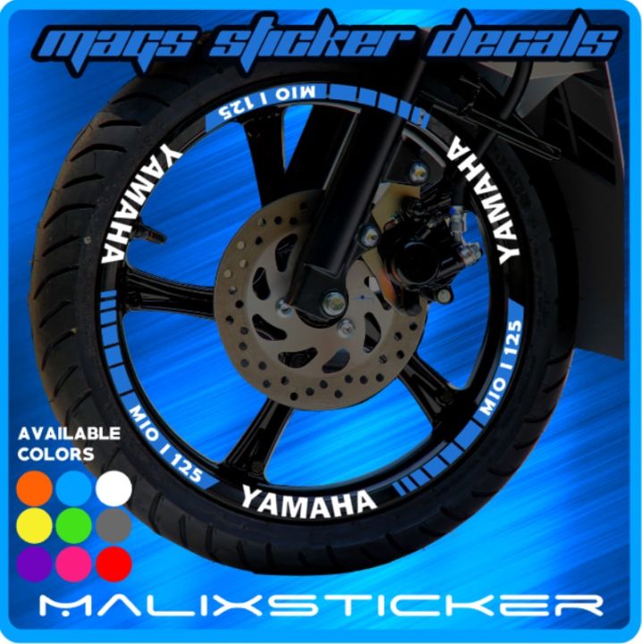 MIO I 125 MAGS STICKER DECALS | Lazada PH
