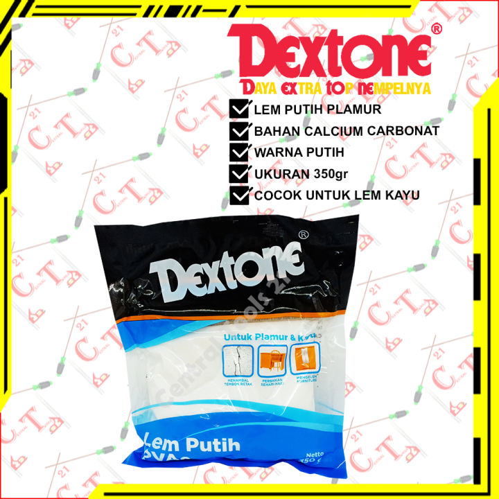 Central Tools 21 - Lem Putih Dextone Plamur 350 Gram Lem Kayu | Lazada ...