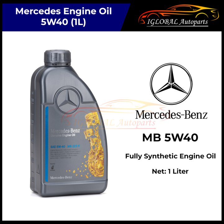 Mercedes-Benz 5W40 1L Fully Synthetic Engine Oil - 000989630811 ...