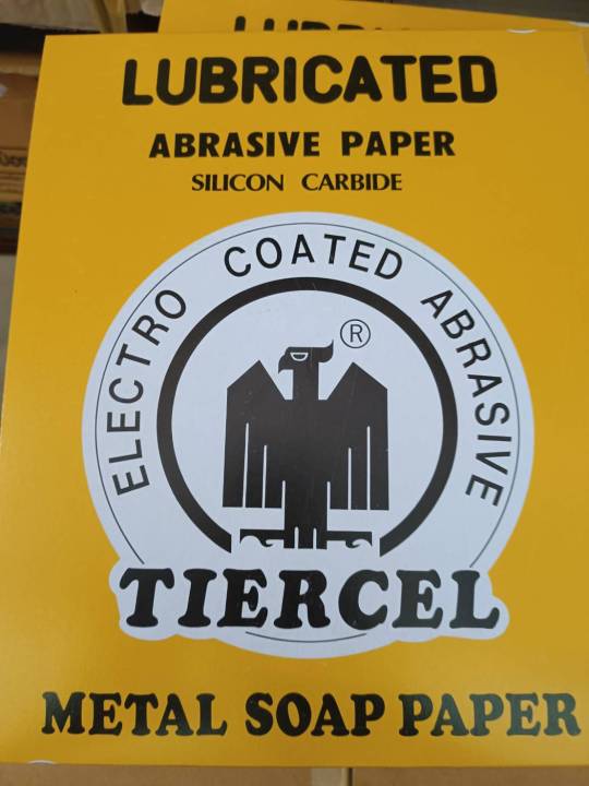 กระดาษทรายขัดแห้ง TIERCEL (โหล/Pack 60 แผ่น) | Lazada.co.th