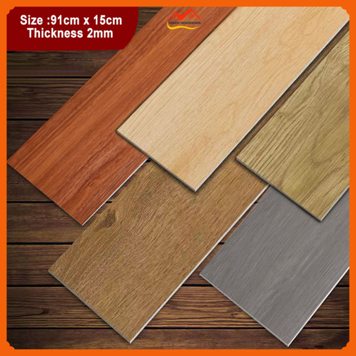 PVC Floor Sticker Waterproof Removable Vinyl Floor Tile Home Decorative ...