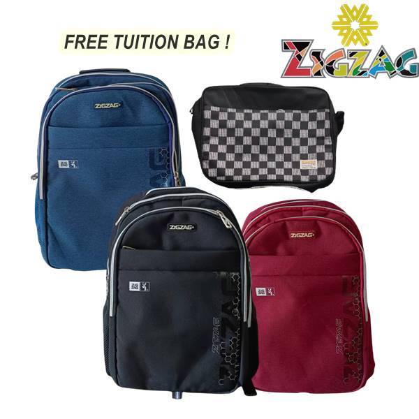 ZIGZAG 9036 Series Backcare Support Backpack (New 2024) or Beg Sekolah ...