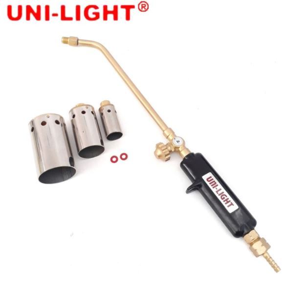 UNI-LIGHT LPG GAS HEATING WELDING TORCH WITH 3 TYPES OF NOZZLES / LPG ...