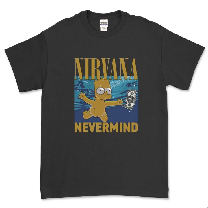 เสื้อยืดคุณภาพดี เสื้อยืดผ้าฝ้ายพิมพ์ลายเสื้อยืดพิมพ์ลาย Bart Simpson ...