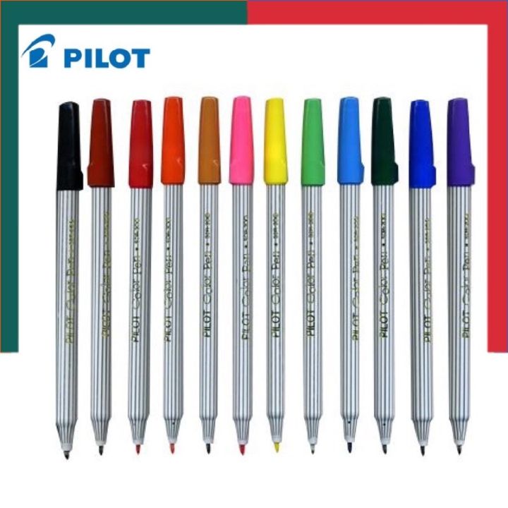 ปากกาเมจิก เลือกสีได้[1แท่ง] ครบทุกสี ปากกาสี เมจิ ไพลอท PILOT SDR-200 ...