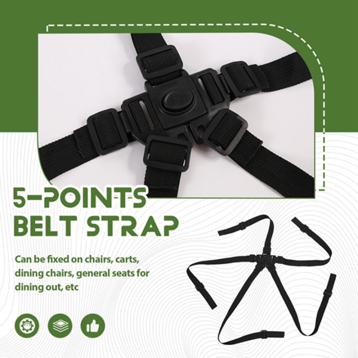 5-Points Baby Belt Strap Child safety harness Stroller chair Landau ...