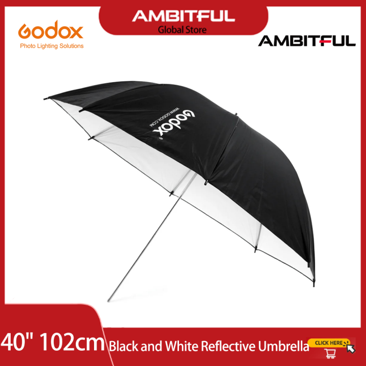 Godox Studio Photogrphy 40" 102cm Black and White Reflective Lighting ...