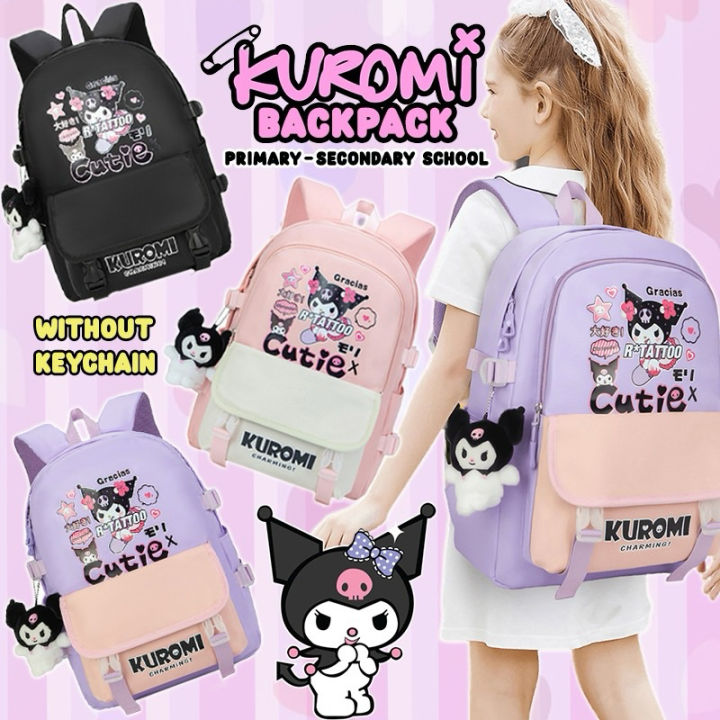 LYCOTTEmy School Bag Kuromi Backpack Bag Sekolah Kuromi Budak Perempuan ...