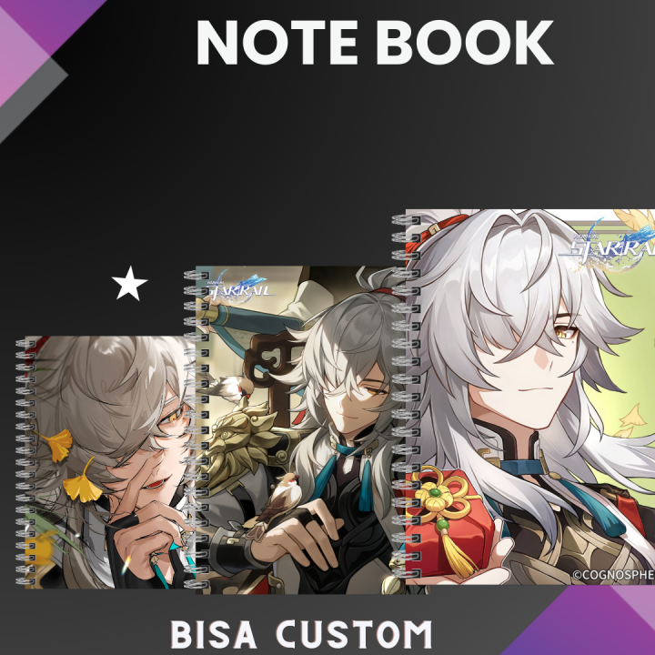 NOTEBOOK/BUKU CATATAN HONKAI STAR RAIL KARAKTER JING YUAN | Lazada ...