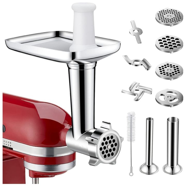 Meat Grinder Blades Attachment Sausage Stuffer Accessories for ...