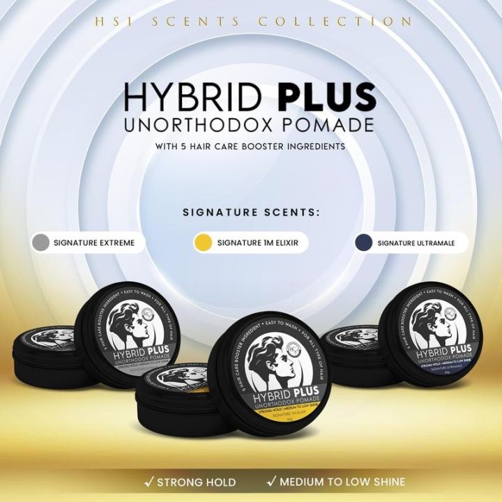 HSI Scents Collection Hybrid Plus Unorthodox Pomade For Men 50g | Lazada PH